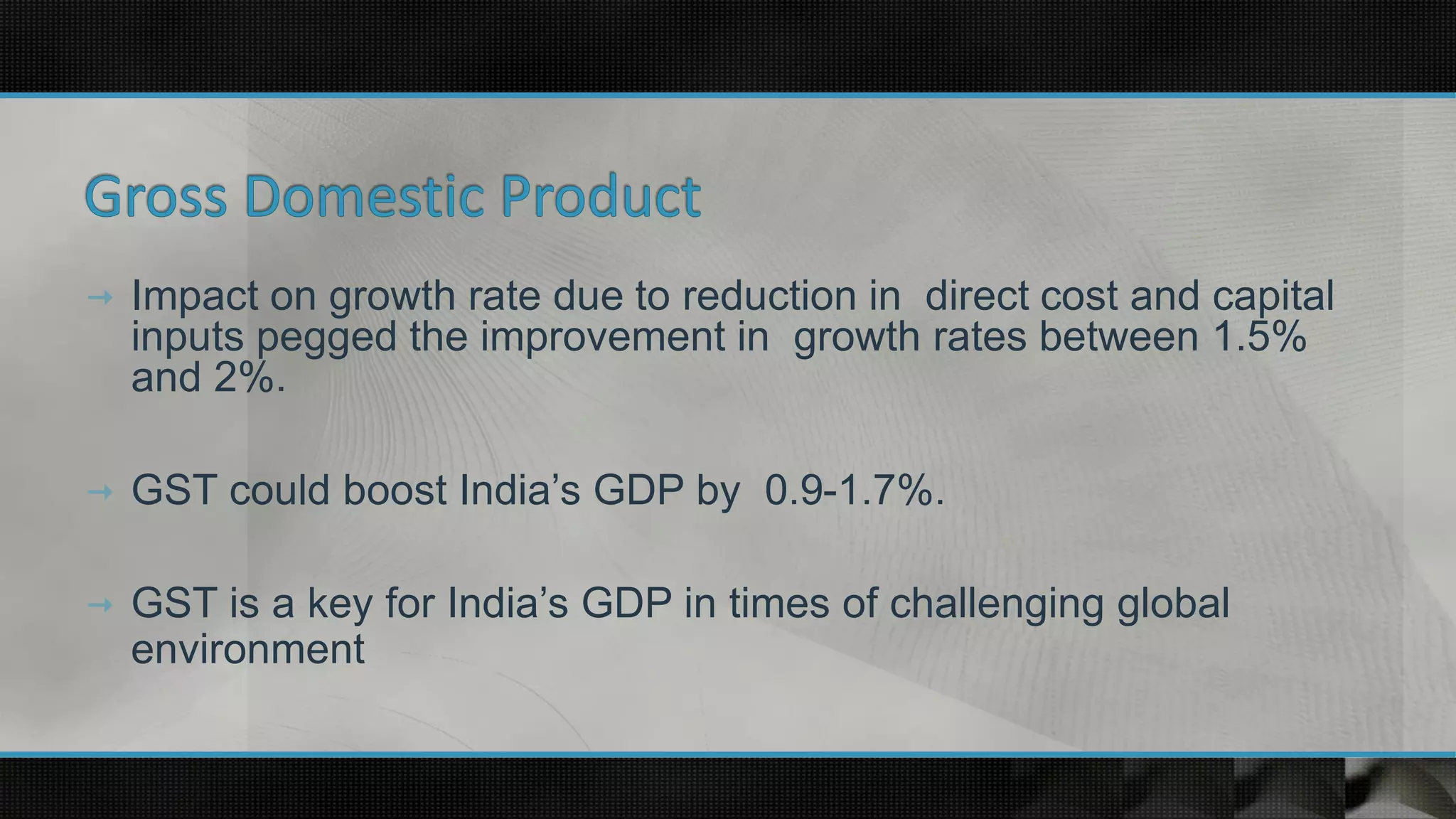 Impact of GST On Indian Economy | PDF