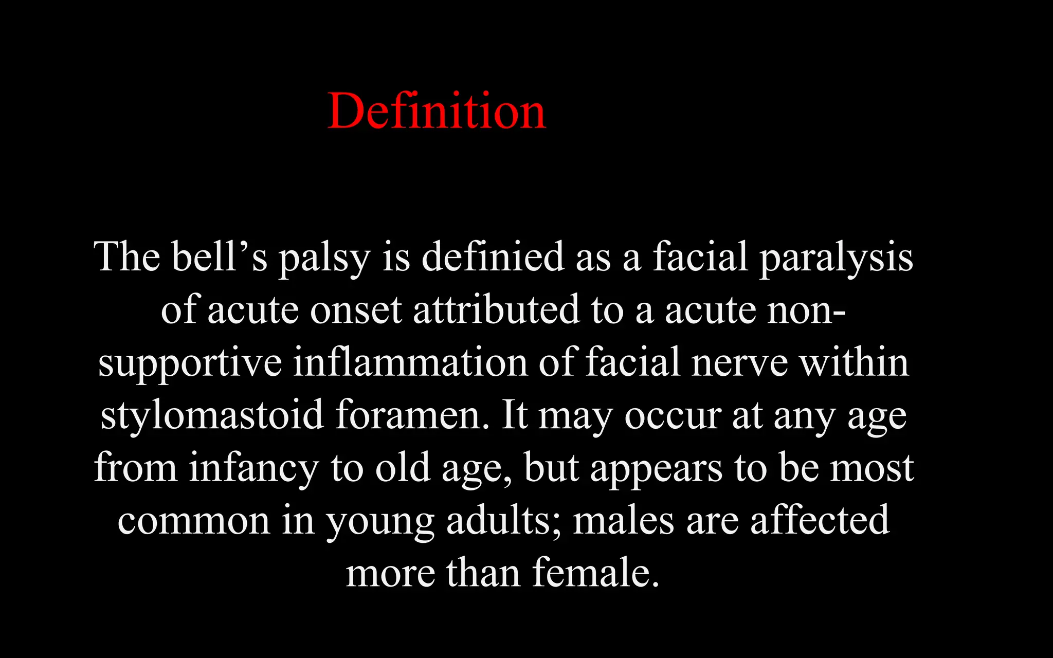 Bells palsy.............................. | PPTX
