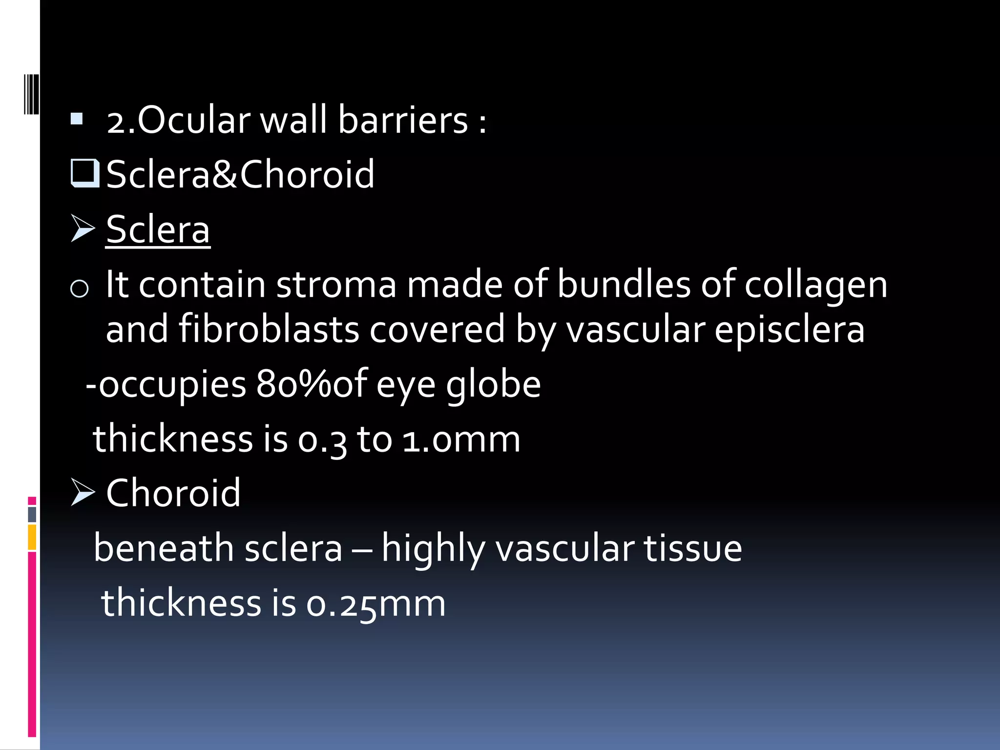 ocular barriers and methods to overcome barriers | PPTX