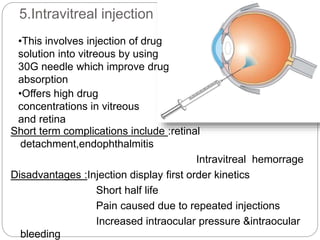 ocular barriers and methods to overcome barriers | PPTX