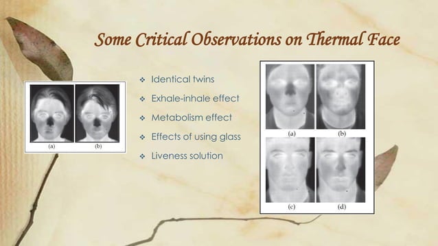 Thermal Infrared Face Recognition | PDF