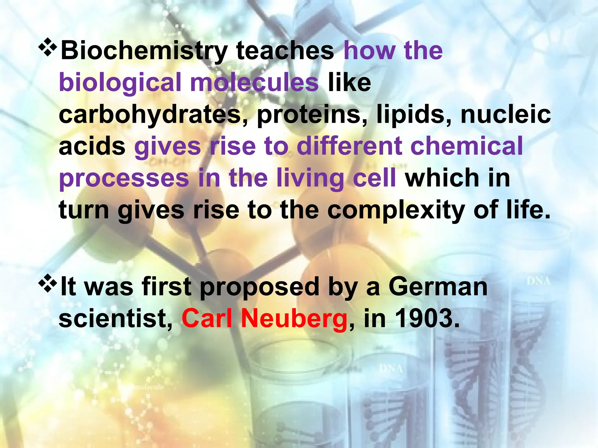 Introduction about biochemistry @nursing | PDF