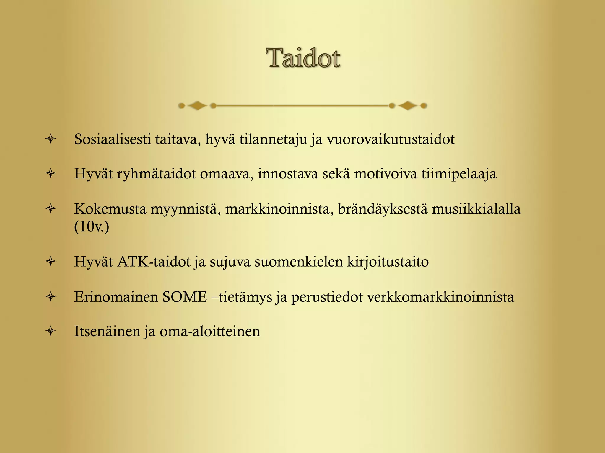 Taru Ratilainen CV (in Finnish) | PDF