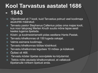 Tarvastu gümnaasium | PPTX