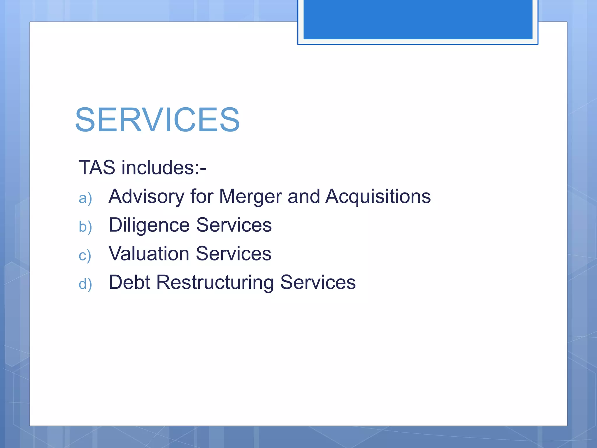 Transaction Advisory Services (EY) | PPTX