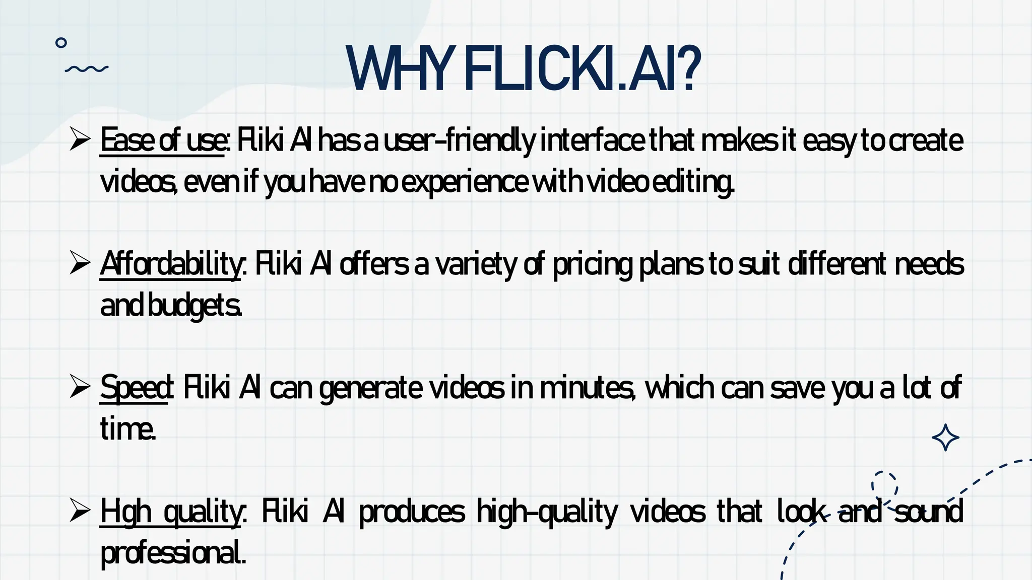 Flicki AI PPT with video for better discoverability | PPTX