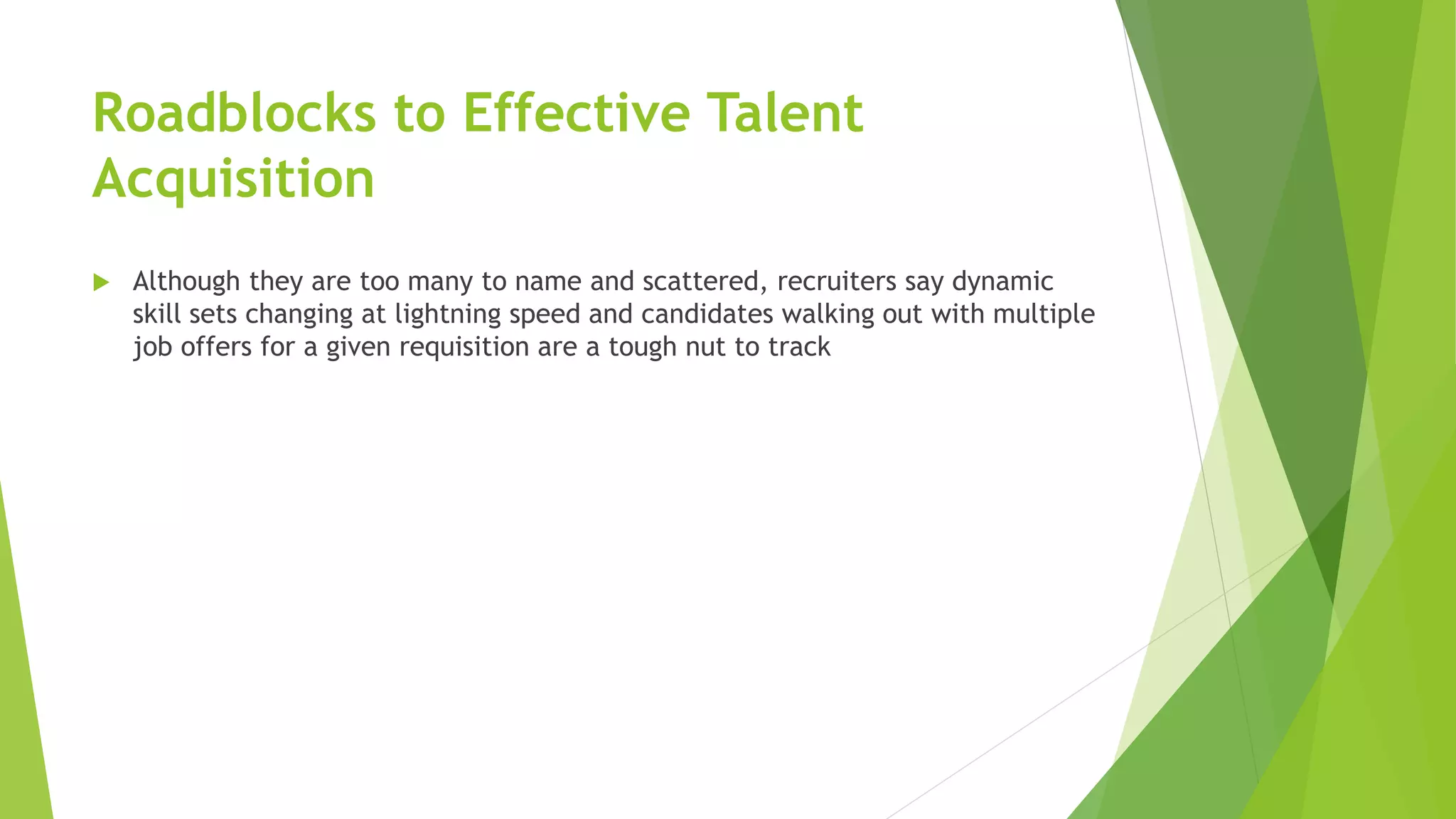 Recruitment And Talent Acquisition Ppt
