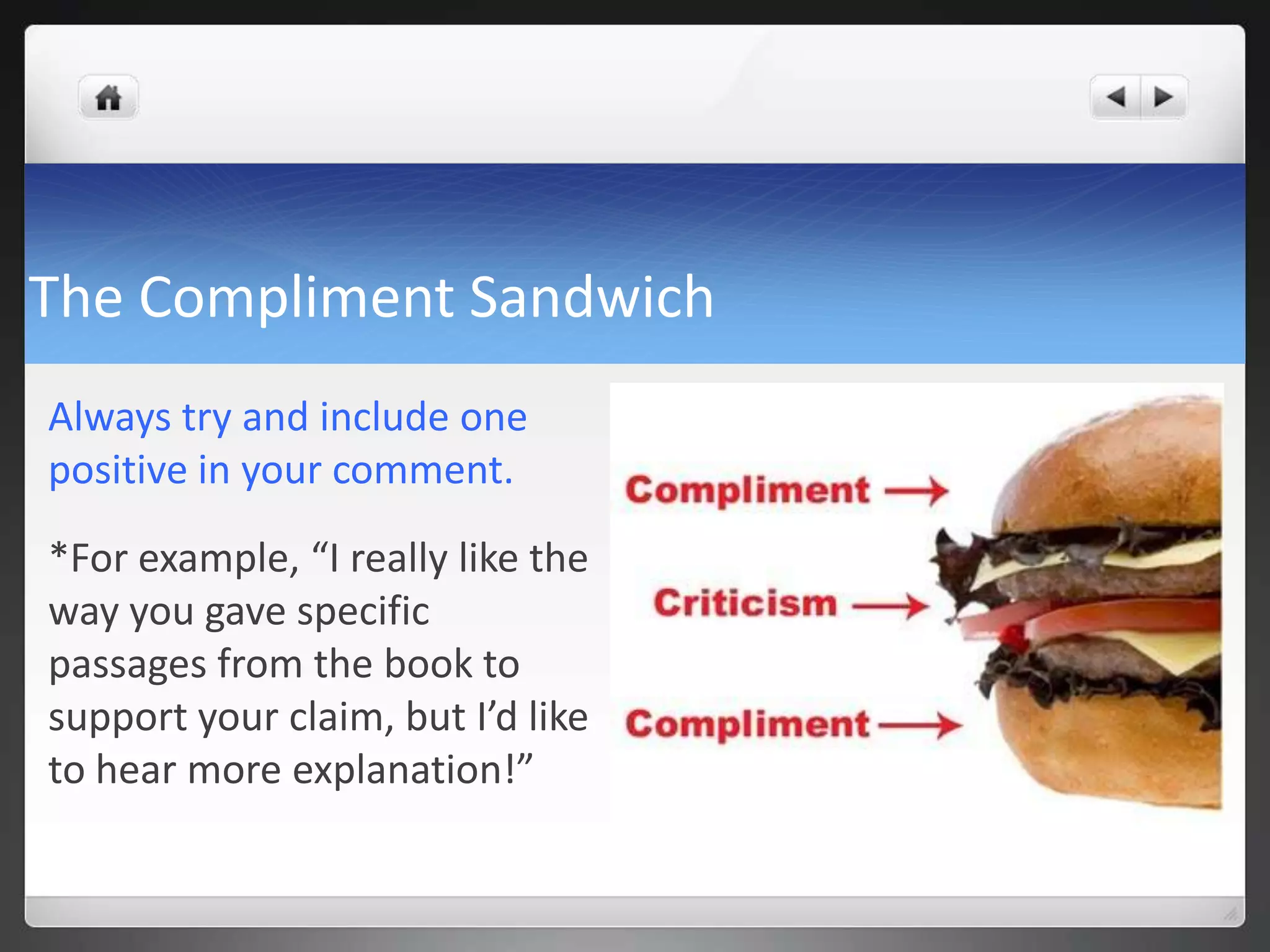 Tas making effective comments | PPT