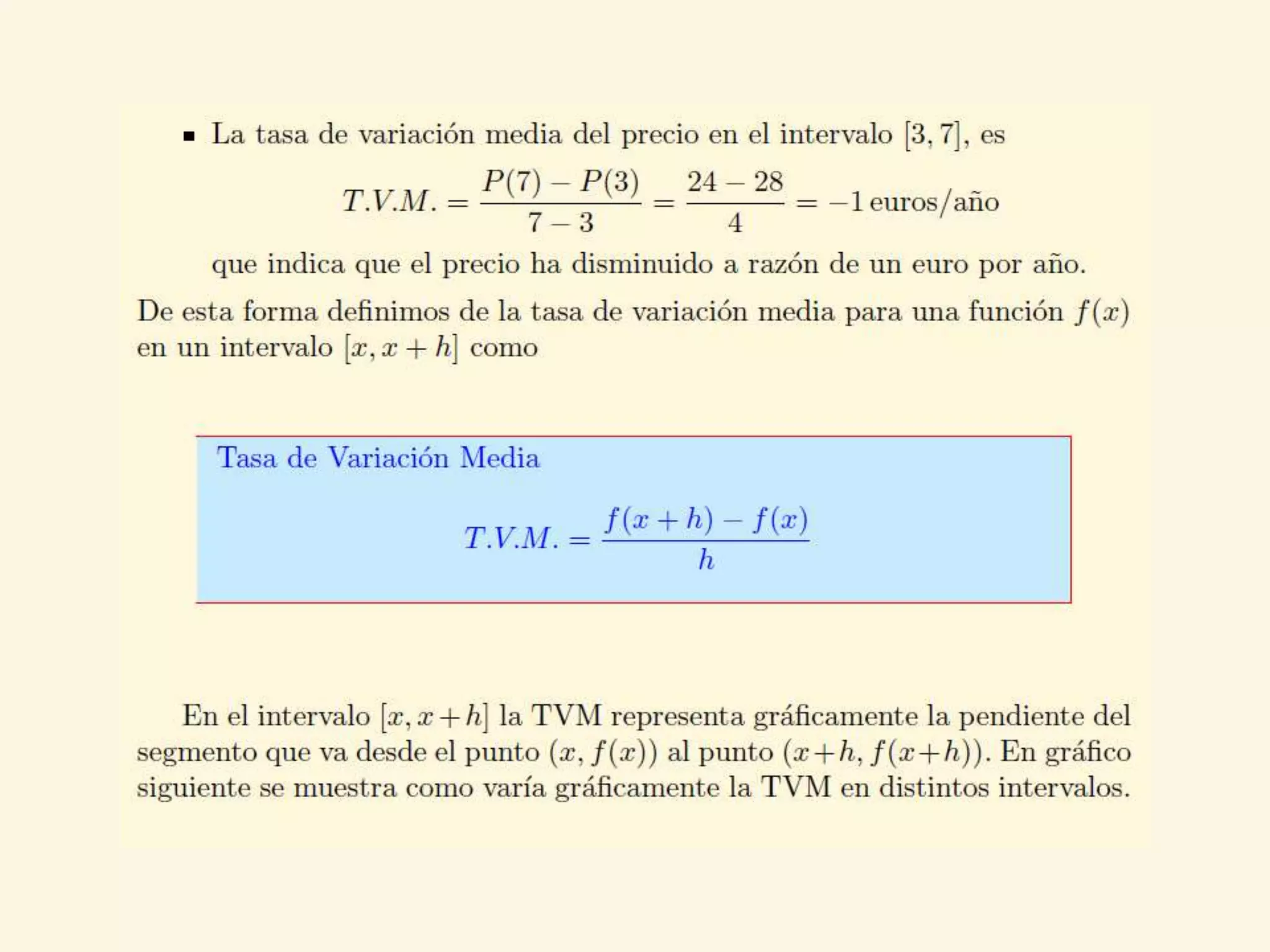 Tasa de variacion | PPTX