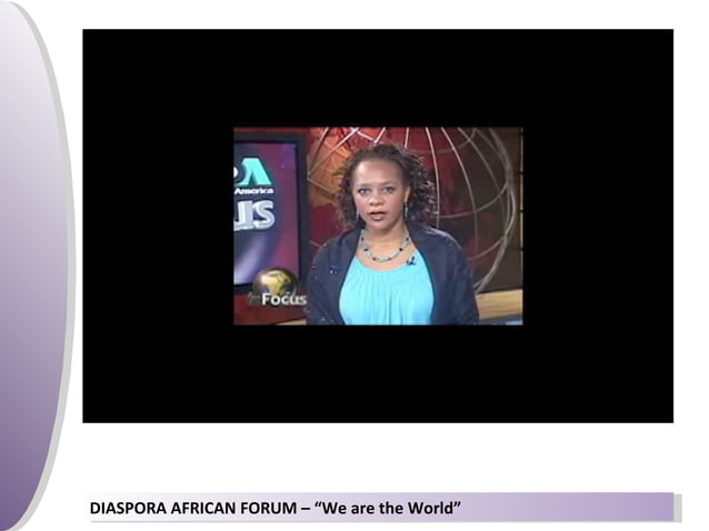 Diaspora African Forum Presentation | PPT
