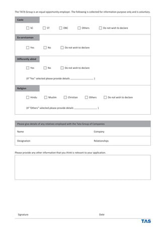 Tas application form | PDF | Standardized Testing | Educational Assessment