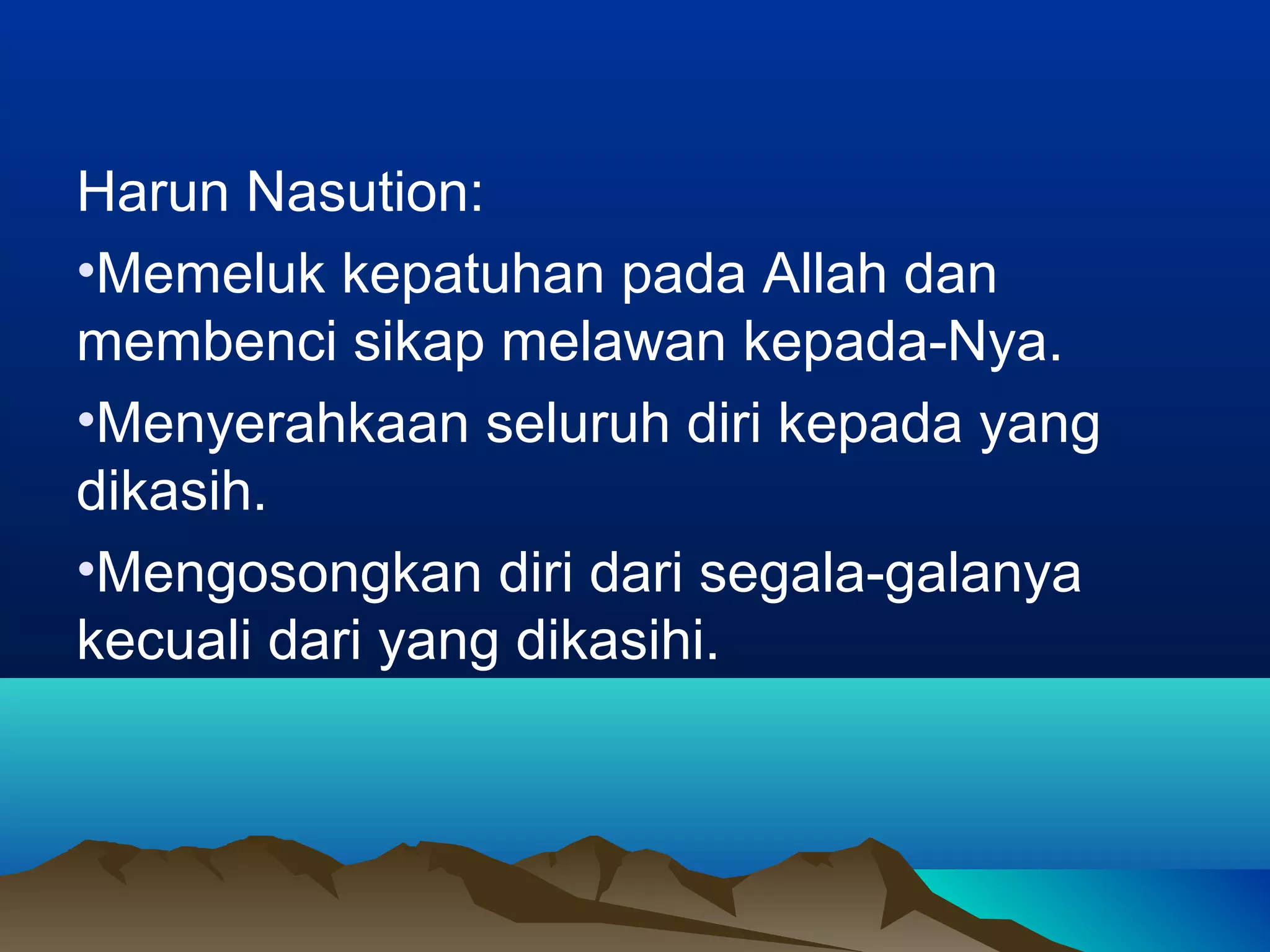 Tasawuf dan ajaran mahabbah | PPT
