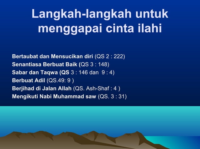 Tasawuf dan ajaran mahabbah | PPT
