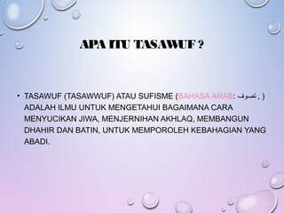 Tasawuf | PPT