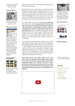 Tasbih kayu kokka, tasbih kayu kaukah | PDF