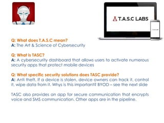 T.A.S.C - mobile device secuirty | PPT