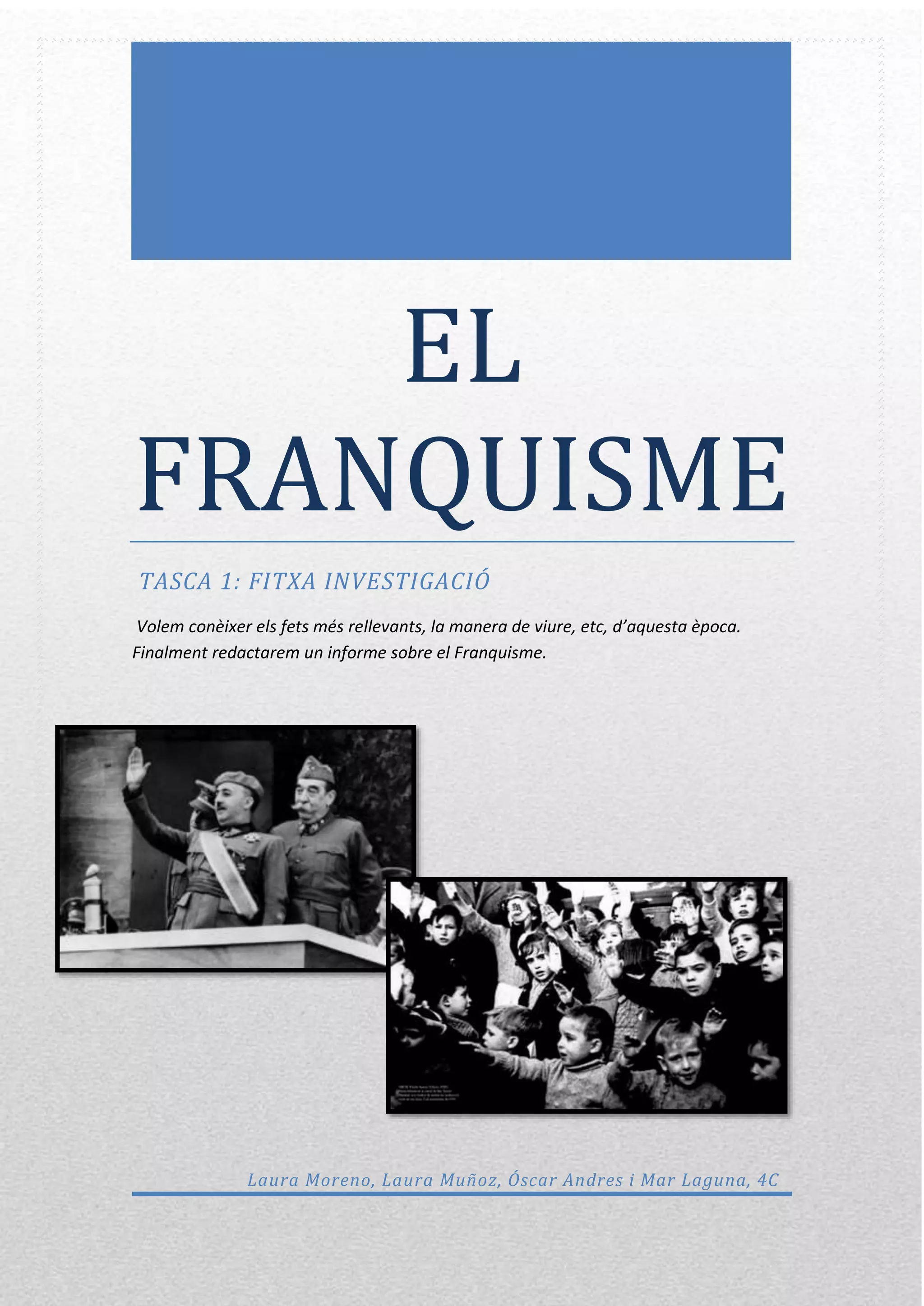 El Franquisme Tasca 1 | PDF