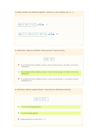 Tasca 1a.polinomis | ODT