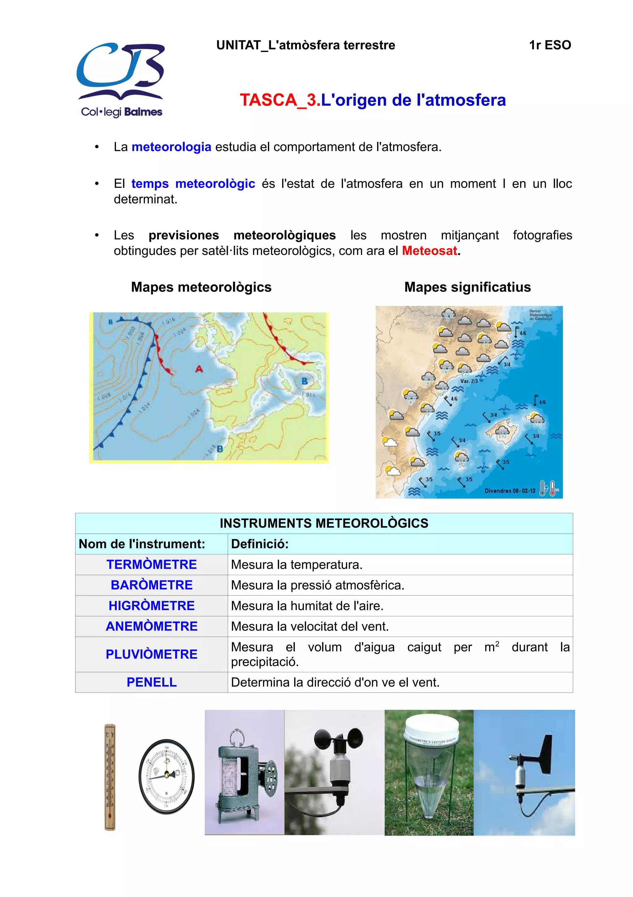 Tasca 8.3.l'origen de l'atmosfera | PDF