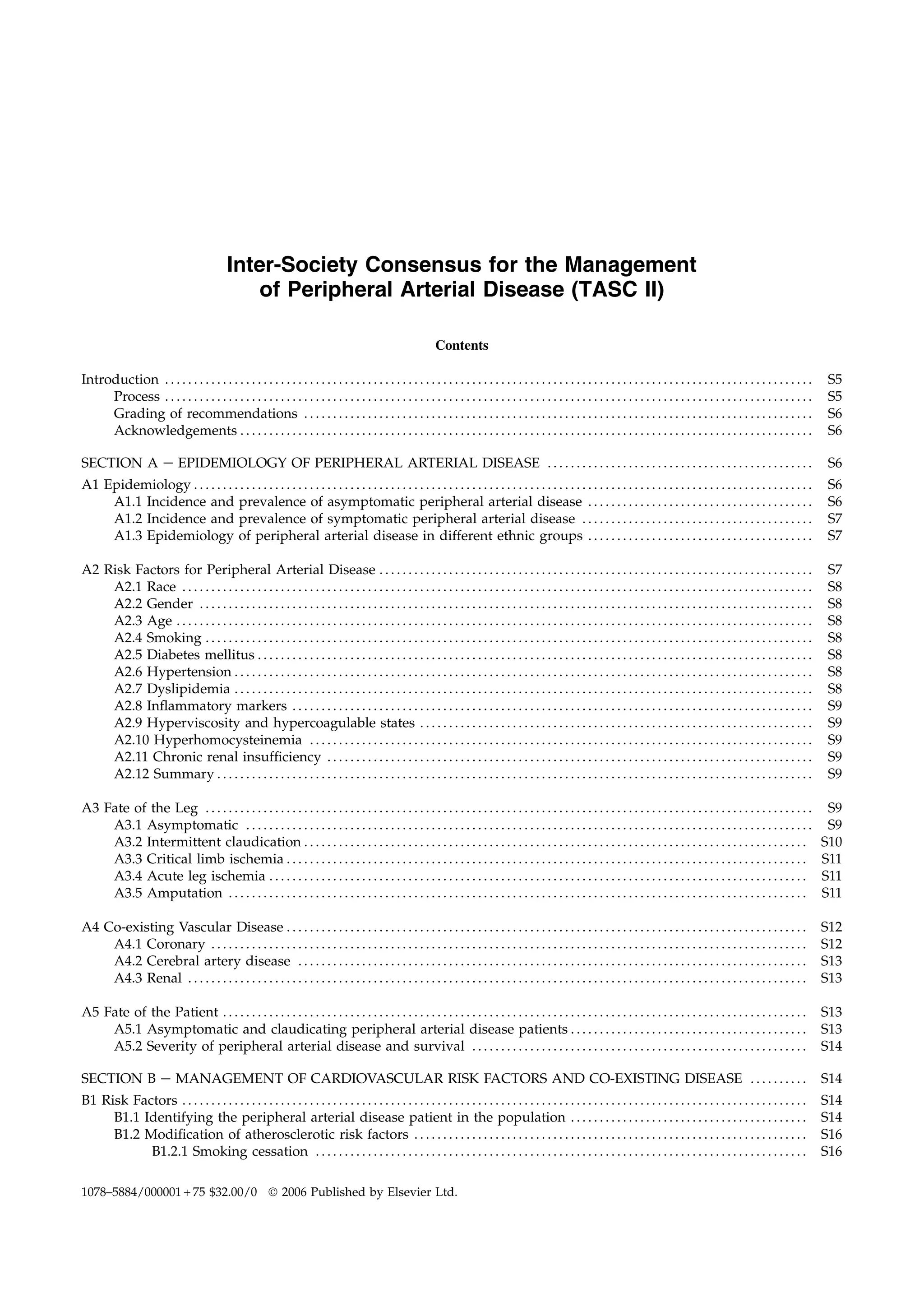 Tasc II | PDF | Blood Disorders | Diseases and Conditions