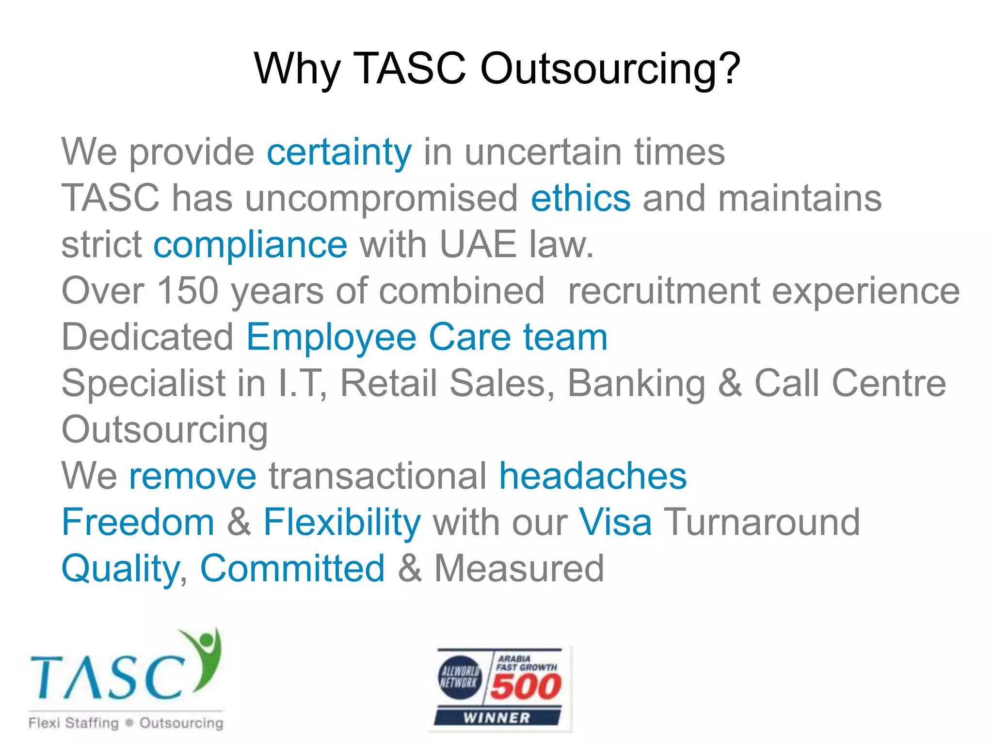 Tasc presentation final | PPTX