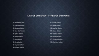 Presentation of Button | PPTX
