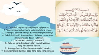 Al Humazah contoh orang yang sering kita jumpai di sekitar kita.pptx