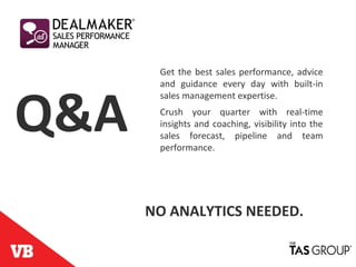 The Secrets to Maximising Sales Performance | PPT