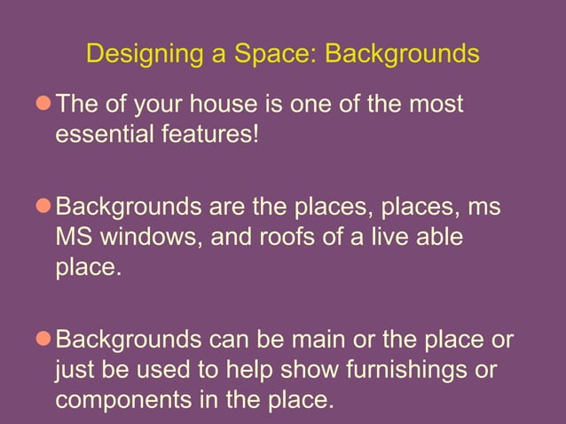 Tasha gerrard | Interior Design Basic Information | PPT