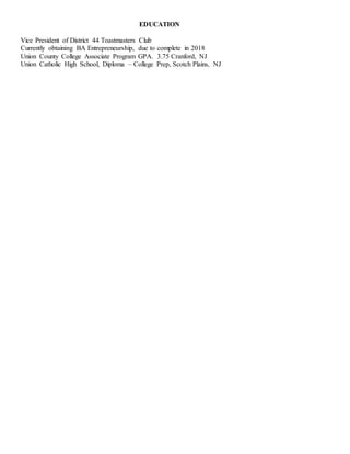 Tasha Tolbert Resume | DOCX