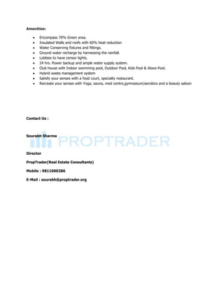 Tashee capital gateway sector 111 gurgaon | DOCX