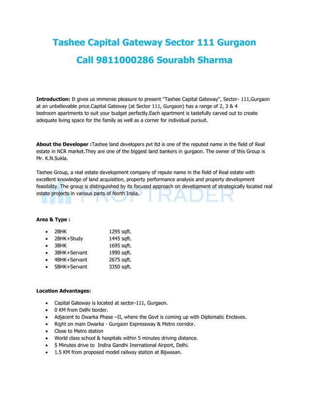 Tashee Capital Gateway | DOCX