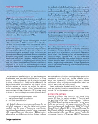 SHOOT FIRST, ASK QUESTIONS LATER: Foodscanners | PDF