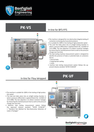 Tasi Test Leak Detection technology overview | PDF