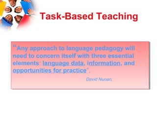 Task based learning | POT