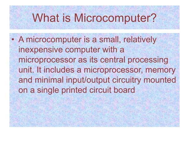 Types of Computer, Types of CPU | PPT