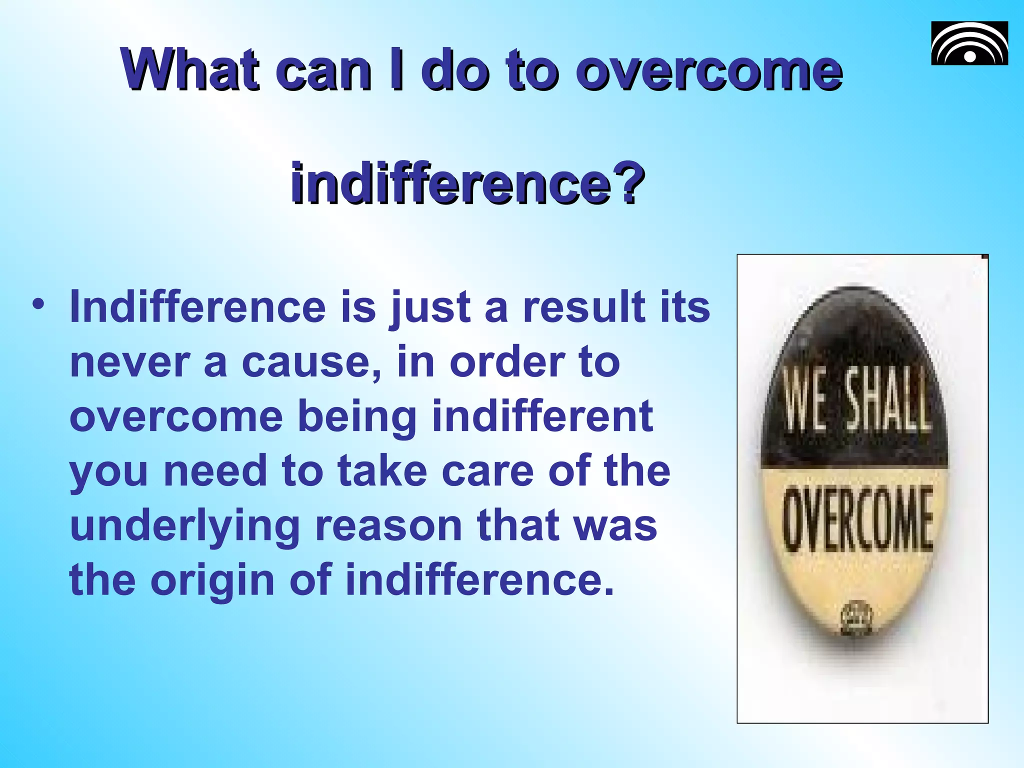 Task 3504 - Presentation Indifference | PPT