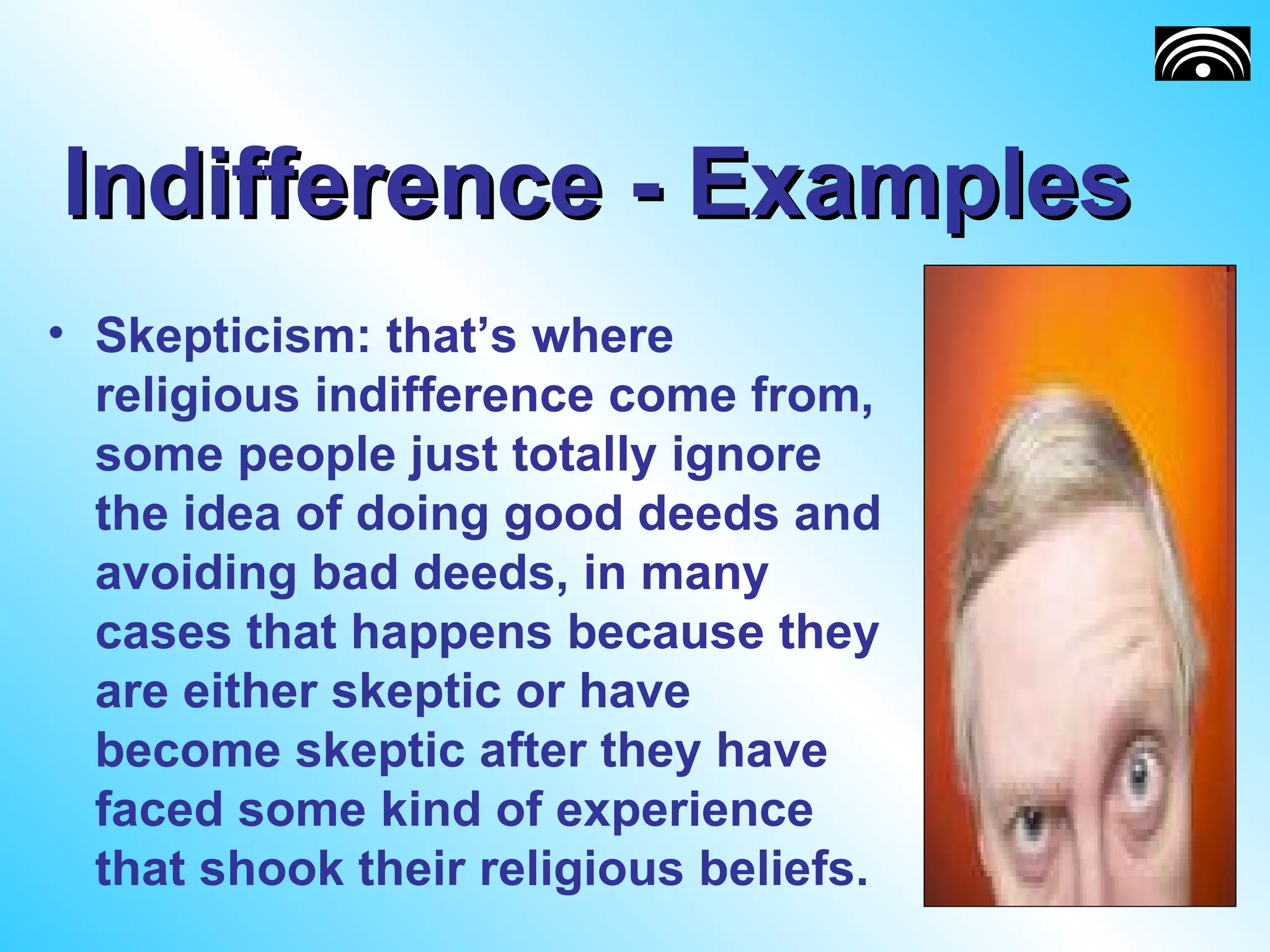 Task 3504 - Presentation Indifference | PPT