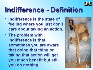 Task 3504 - Presentation Indifference | PPT