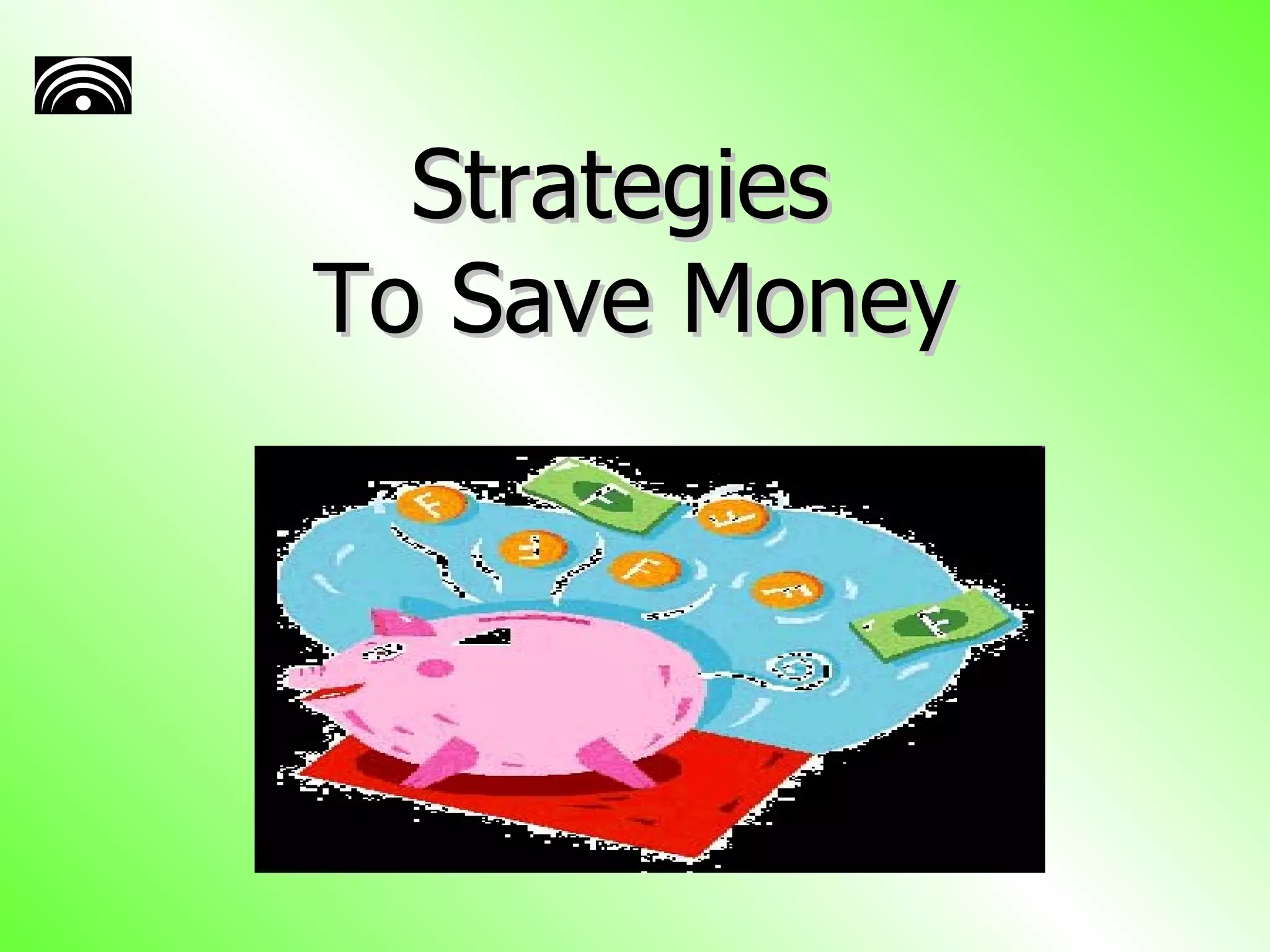 How To Save Money | PPT