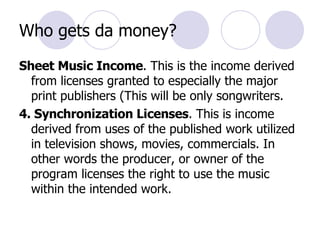 Task 5 Ownership And Distribution | PPT | Music | Entertainment