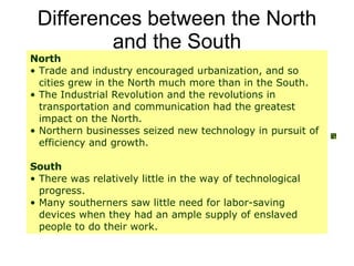 Task 5.5 North Vs South | PPT