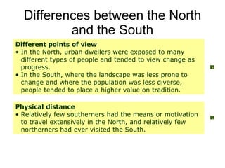 Task 5.5 North Vs South | PPT