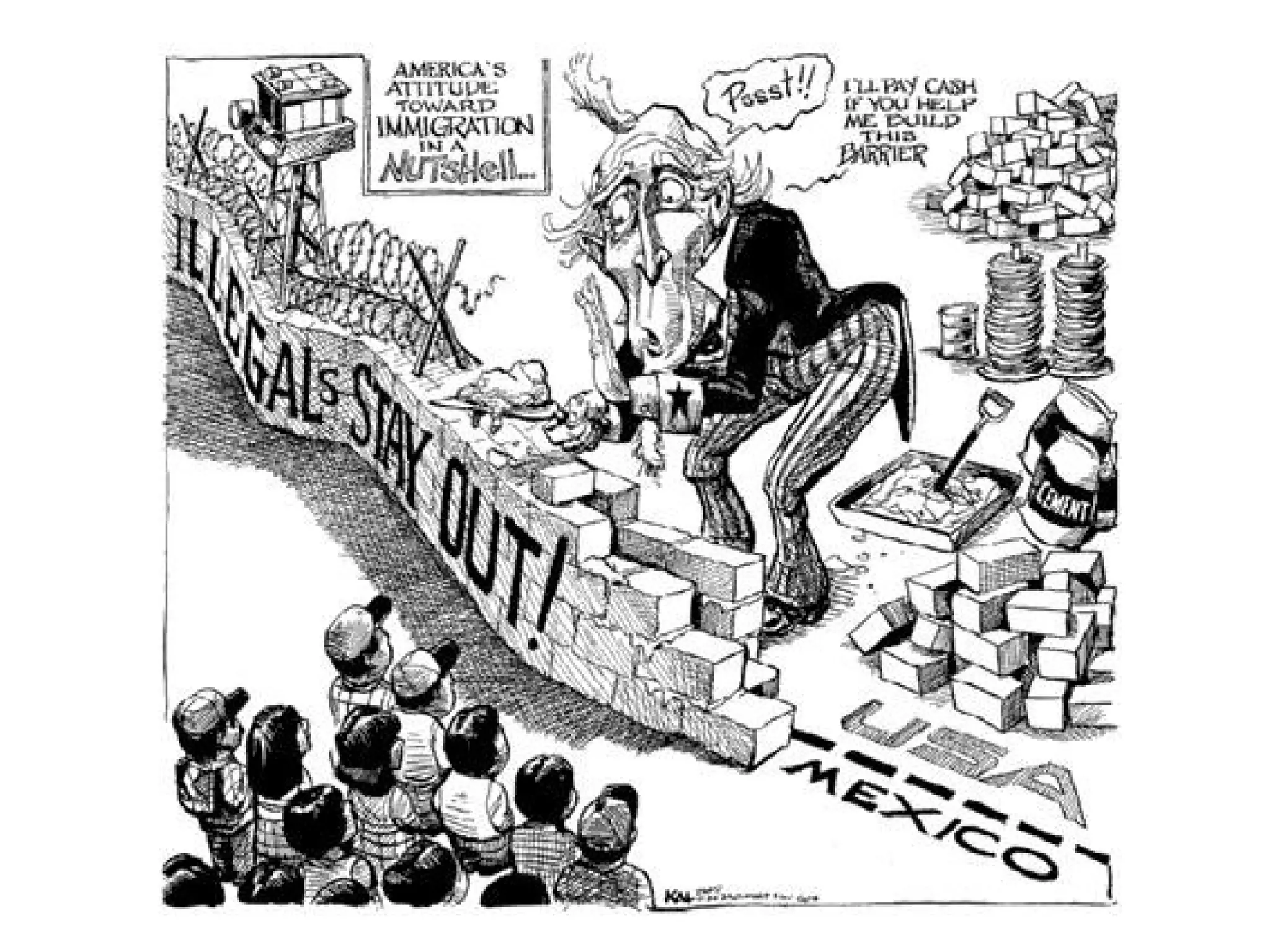 Task 7.9 Immigration Political Cartoons | PPT