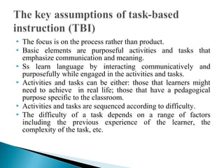 Task based | PPT | Education