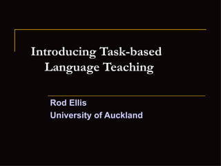 Task based-language-teaching | PPT