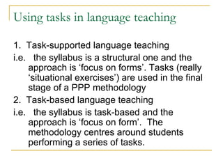 Task based-language-teaching | PPT