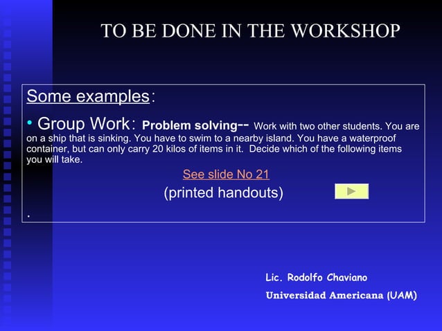 Task Based Approach | PPT