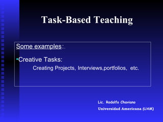 Task Based Approach | PPT