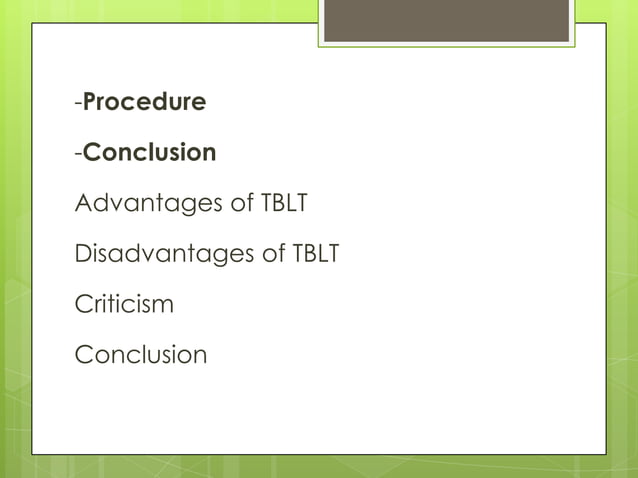 Task based instruction | PPT